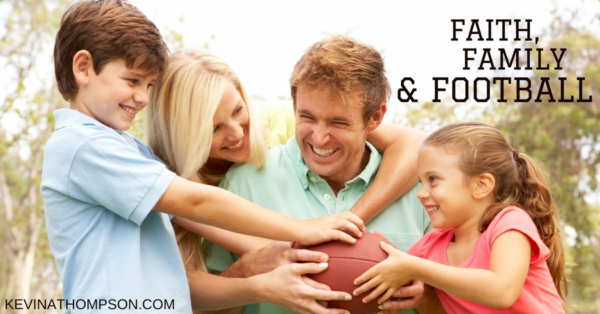 Family Playing Football